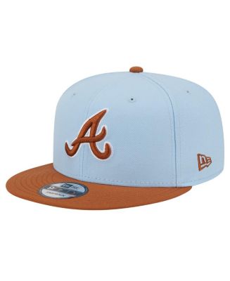New Era Men's Light Blue Atlanta Braves Spring Color Two-Tone 9FIFTY ...