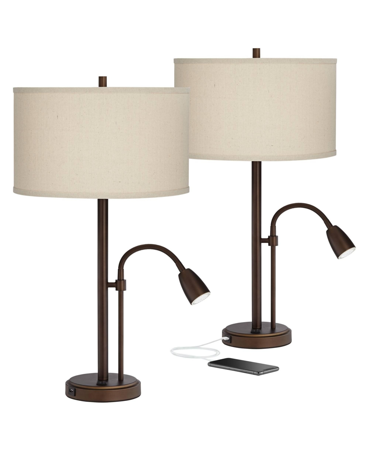 Click here for Possini Euro Design Traverse Modern Table Lamps 29... prices