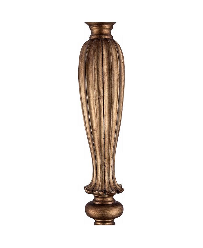Regency Hill Fluted Column Traditional Vintage Uplight Table Lamp 27 3/ ...
