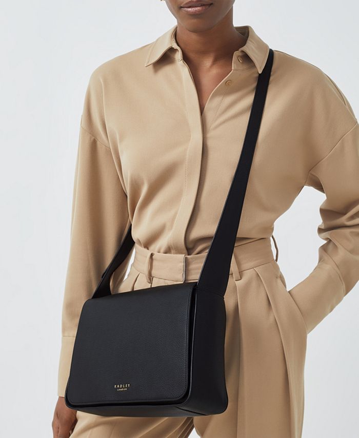 Radley London Westwell Lane Large Leather Flapover Crossbody - Macy's