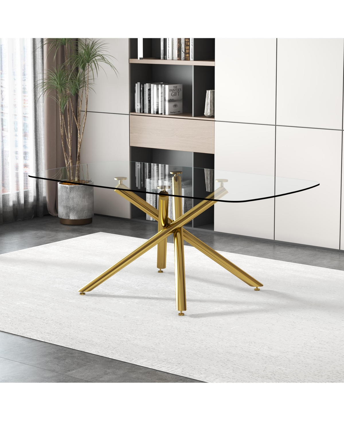 Click here for Modern Glass and Metal Dining Table for 4-8 People... prices