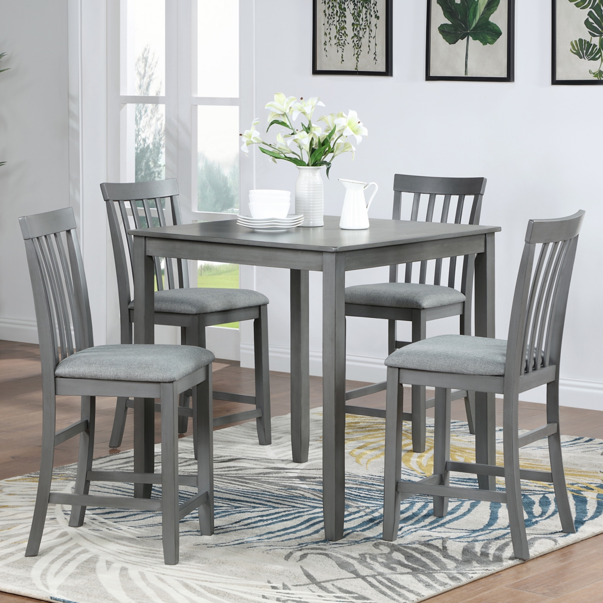 Click here for Streamdale Furniture Elegant 5-Piece Solid Wood Co... prices
