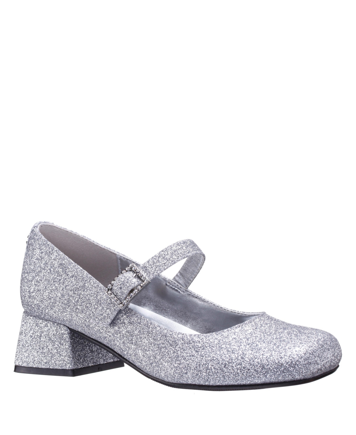 Click here for Nina Little Girls Mila Fashion Dress Shoes - Silve... prices