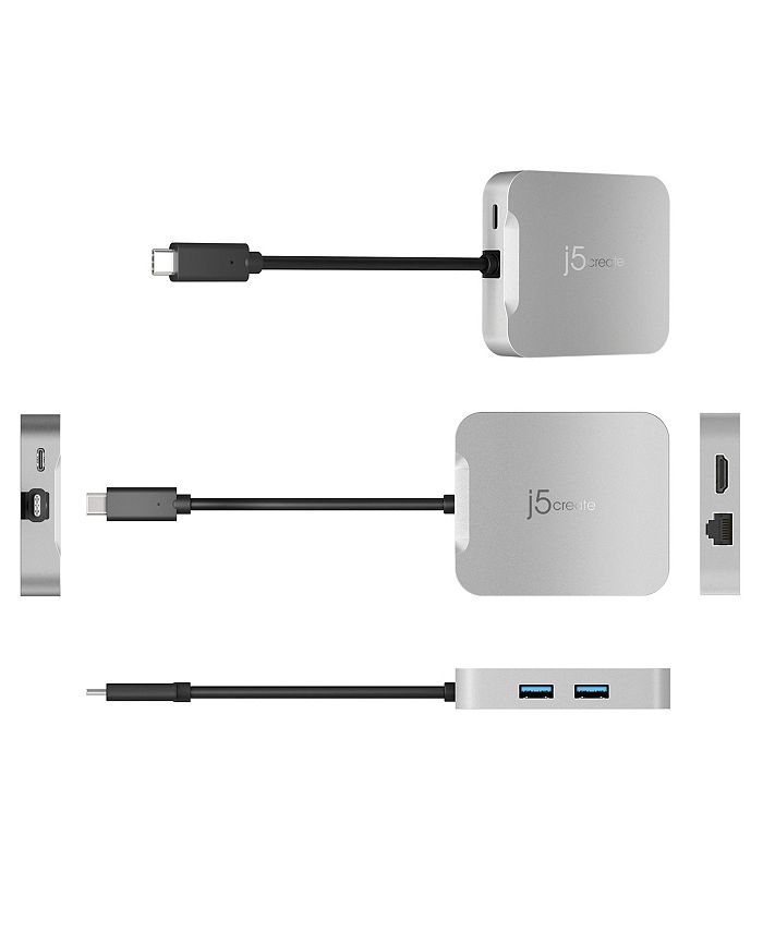 J5Create 4K60 Elite USB-C PD Multi-Port Adapter - Macy's