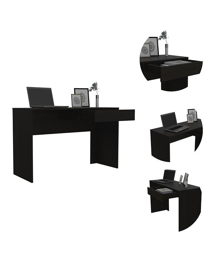 FM FURNITURE Tampa Writing Computer Desk, One Drawer - Macy's