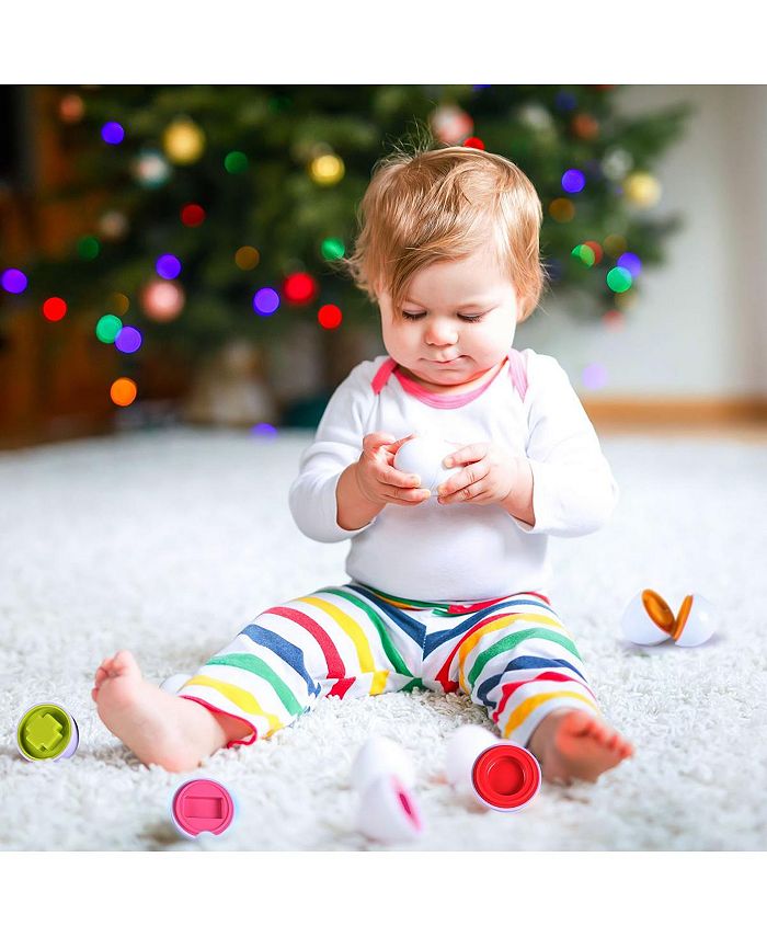 Nothing But Fun Toys Shape Sorting & Matching Egg Playset - Macy's