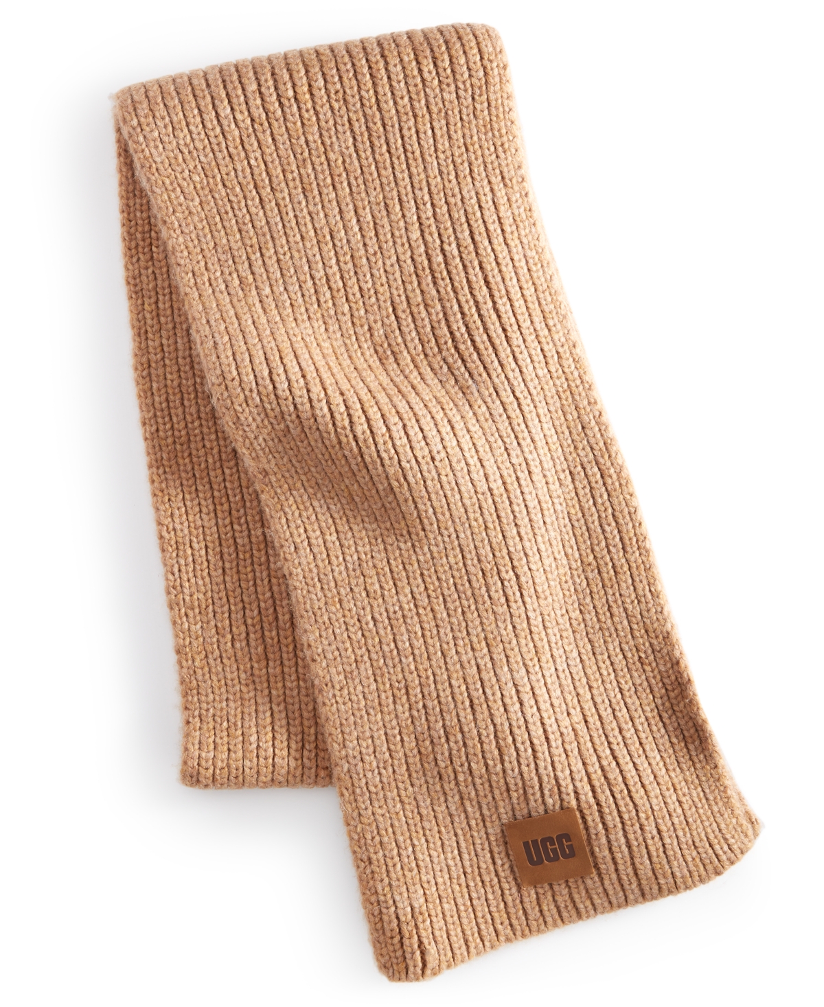 Click here for Ugg Chunky Rib Knit Scarf - Camel prices