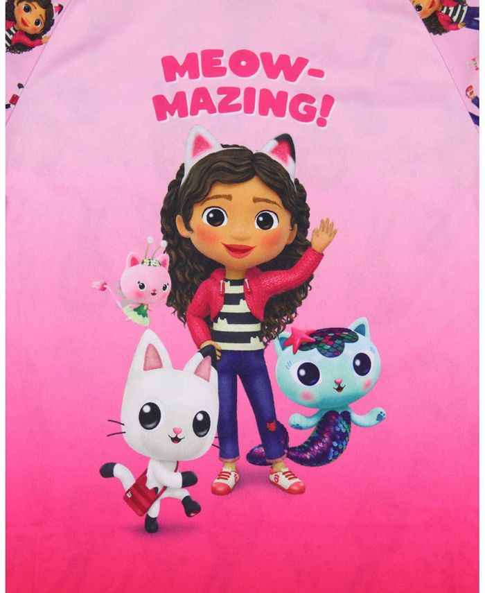Gabby's Dollhouse Toddler Girls Meow-Mazing! Sleep Pajama Dress ...