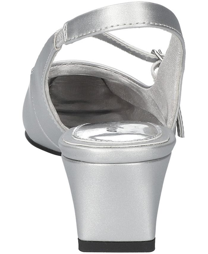 Easy Street Women's Cameo Square Toe Slingback Pumps - Macy's