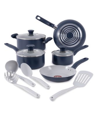 T-Fal Culinaire Ceramic Nonstick 12PC Cookware Set - Macy's