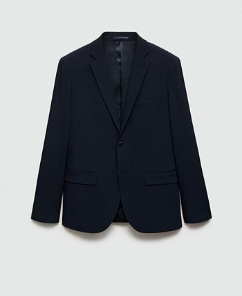 MANGO Men's Super Slim-Fit Stretch Fabric Suit Blazer - Macy's