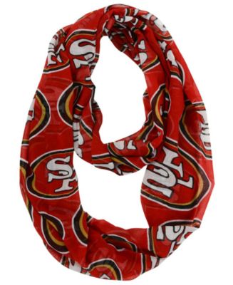 Forever Collectibles San Francisco 49ers All Over Logo Infinity Scarf ...