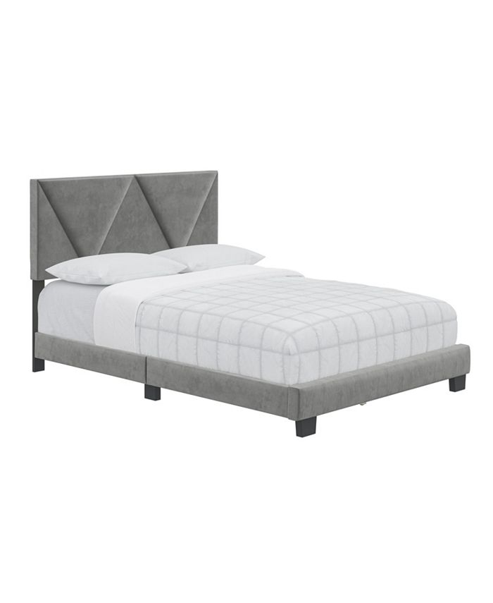 Boyd Sleep Vector Upholstered Platform Bed Frame - Macy's
