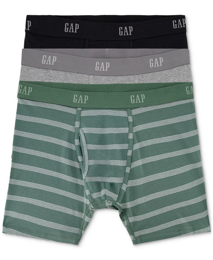 GAP Men's 3-Pk. Stretch Boxer Briefs - Macy's