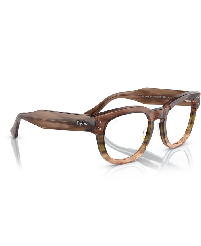 Ray-Ban Unisex Mega Hawkeye Optics Eyeglasses, RB0298V - Macy's