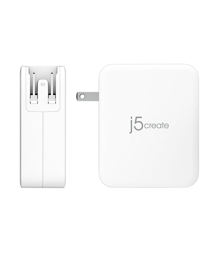 J5Create 130W GaN USB-C 4-Port Charger, JUP43130 - Macy's