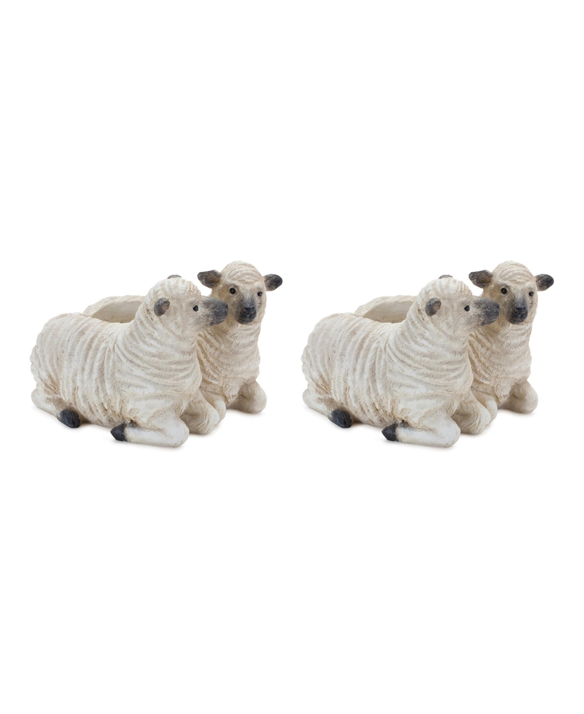 Click here for Slickblue Rustic Sheep Couple Planters Set Adorabl... prices