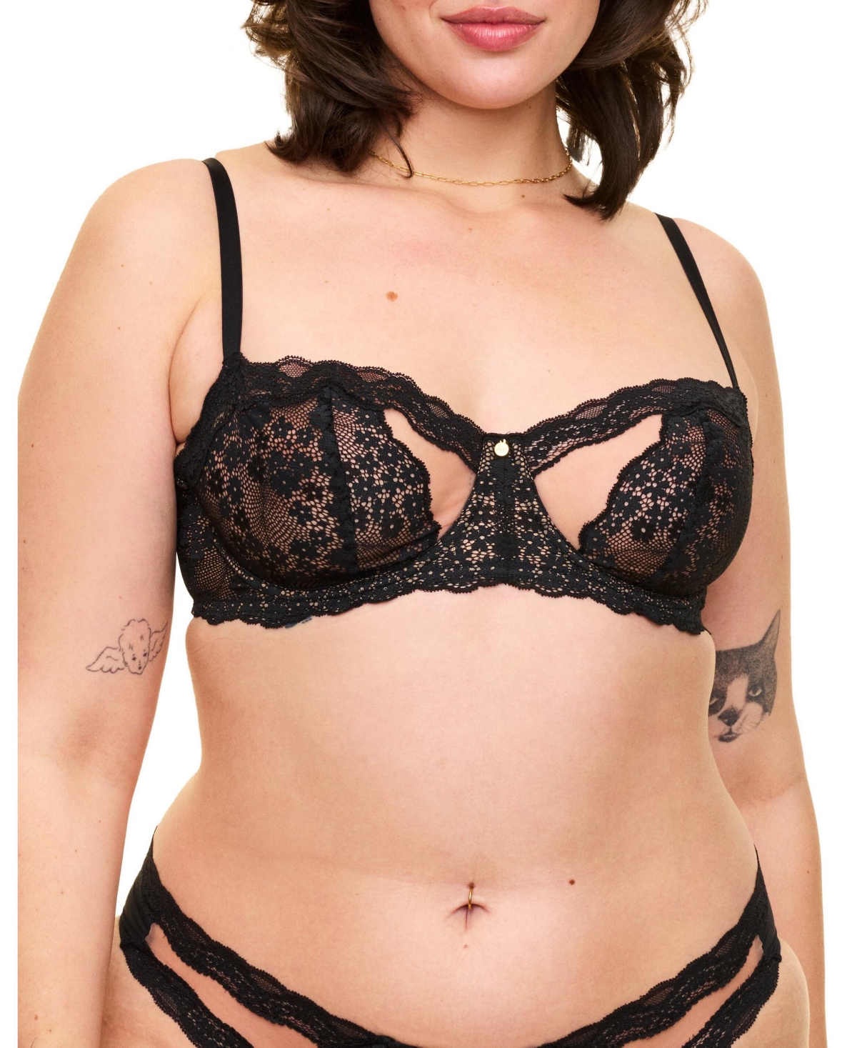 Click here for Adore Me Womens Melrose Unlined Balconette Bra - B... prices