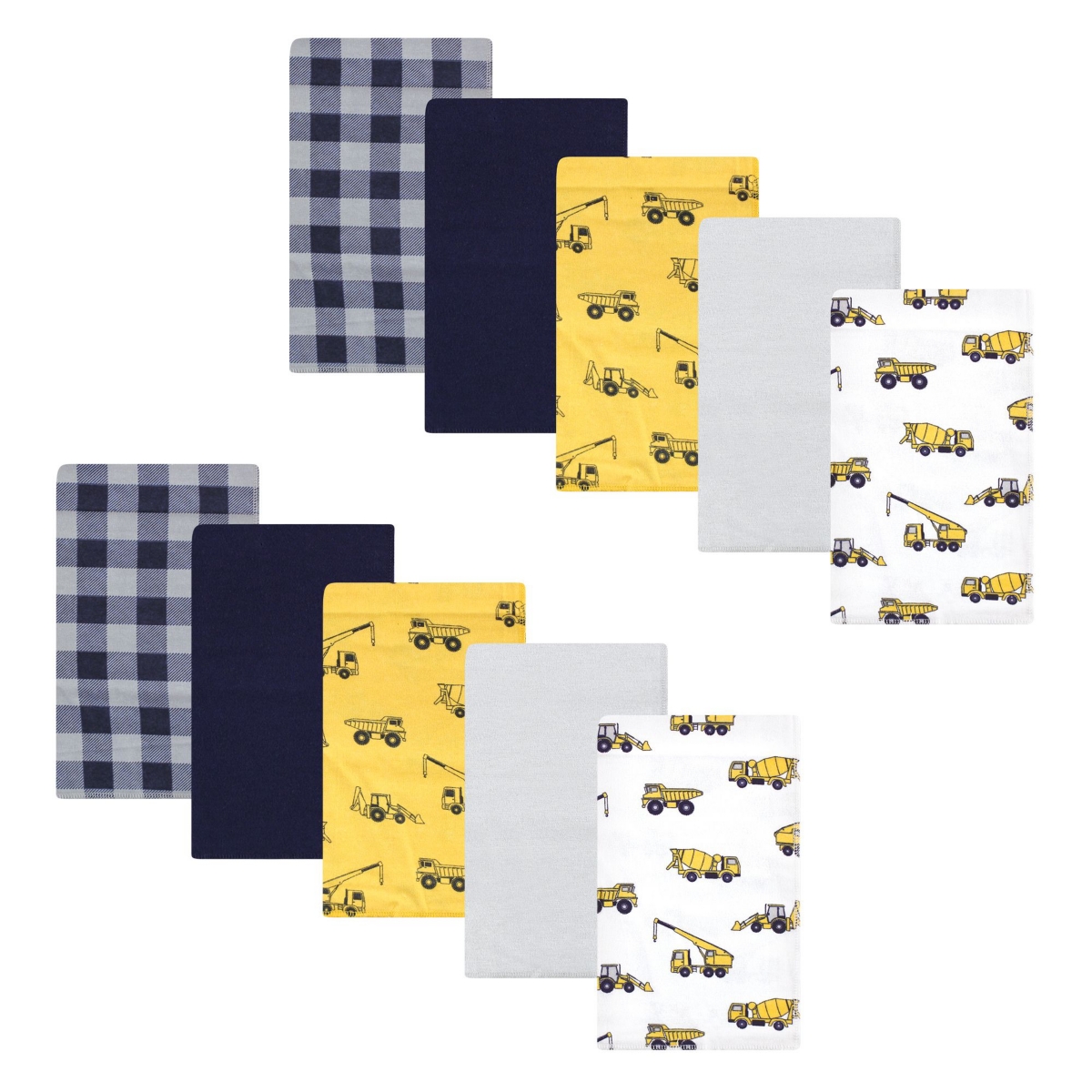Click here for Hudson Baby Boys Soft Flannel 10-Pack Absorbent Bu... prices
