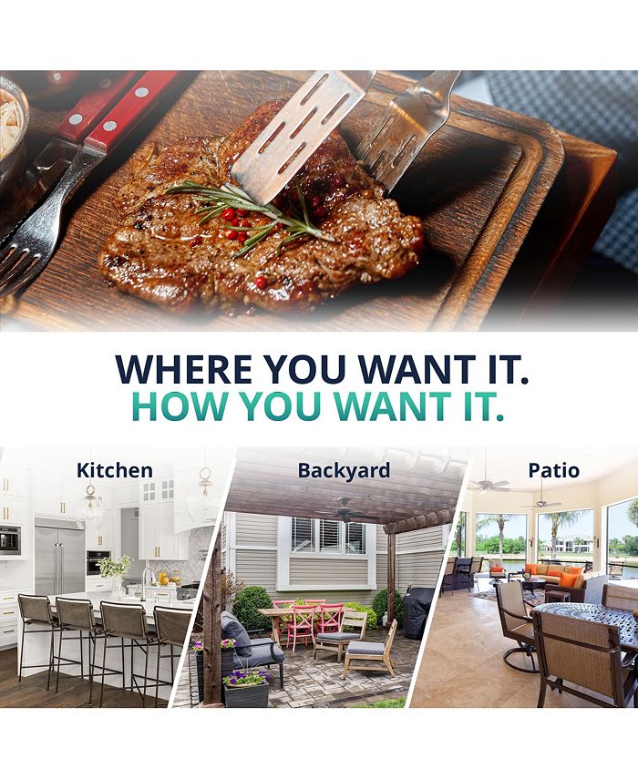 Luma Comfort Luma Electric Steak Grill, Portable Indoor Countertop Oven ...