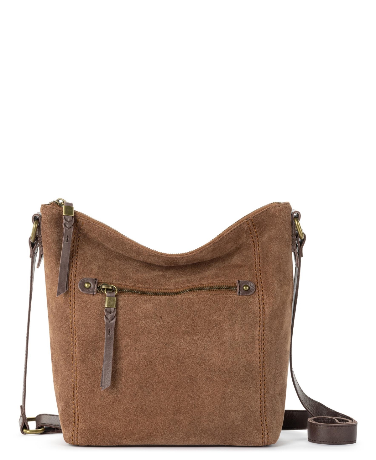 Click here for The Sak Womens Ashland Leather Crossbody Bag - Tob... prices