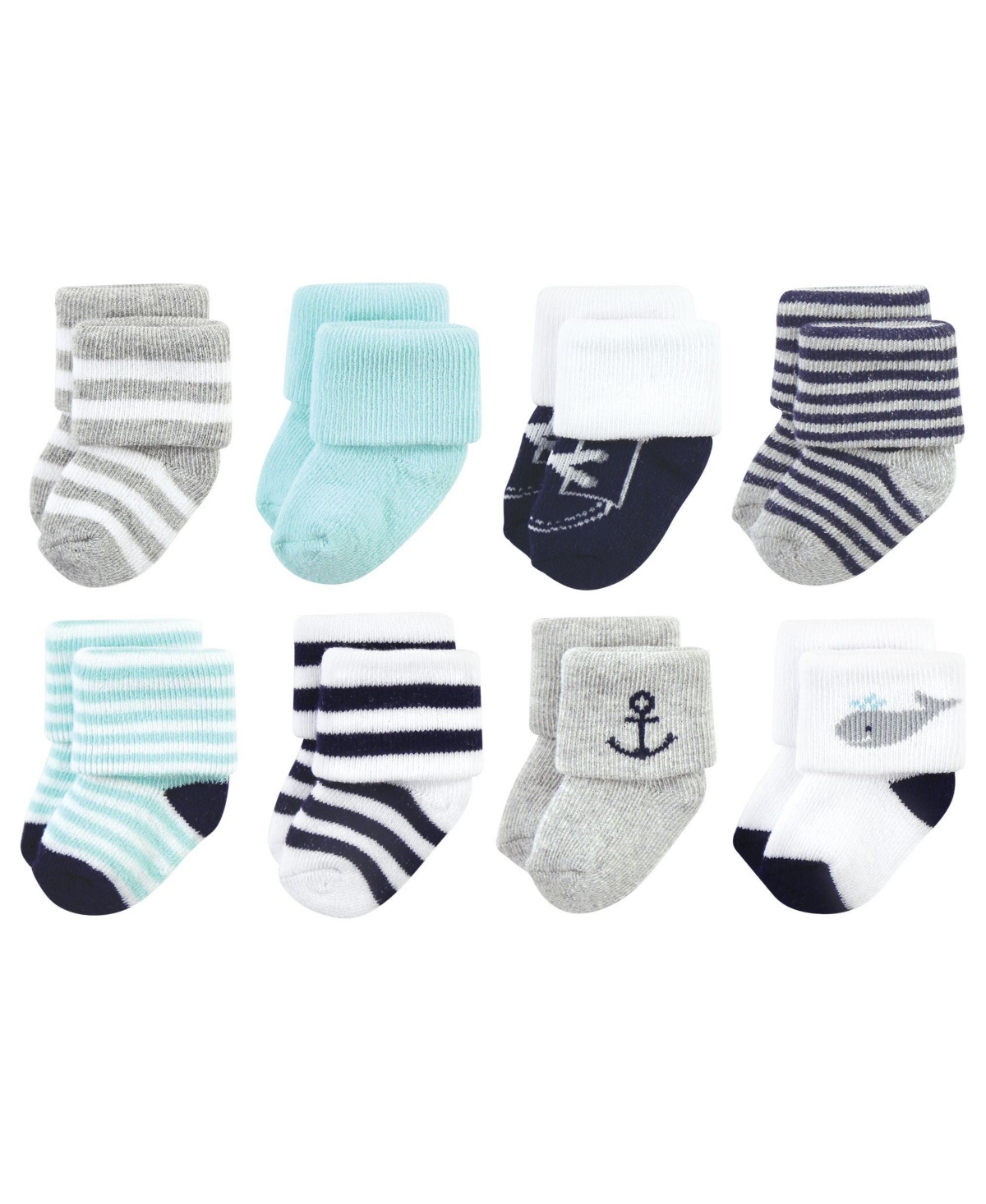 Click here for Hudson Baby Baby Boys Cushioned Terry 8-Pair Sock... prices