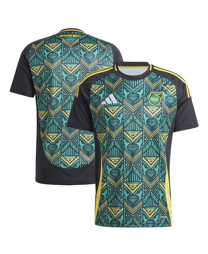 adidas Men's Black Jamaica National Team 2024 Away Replica Jersey - Macy's