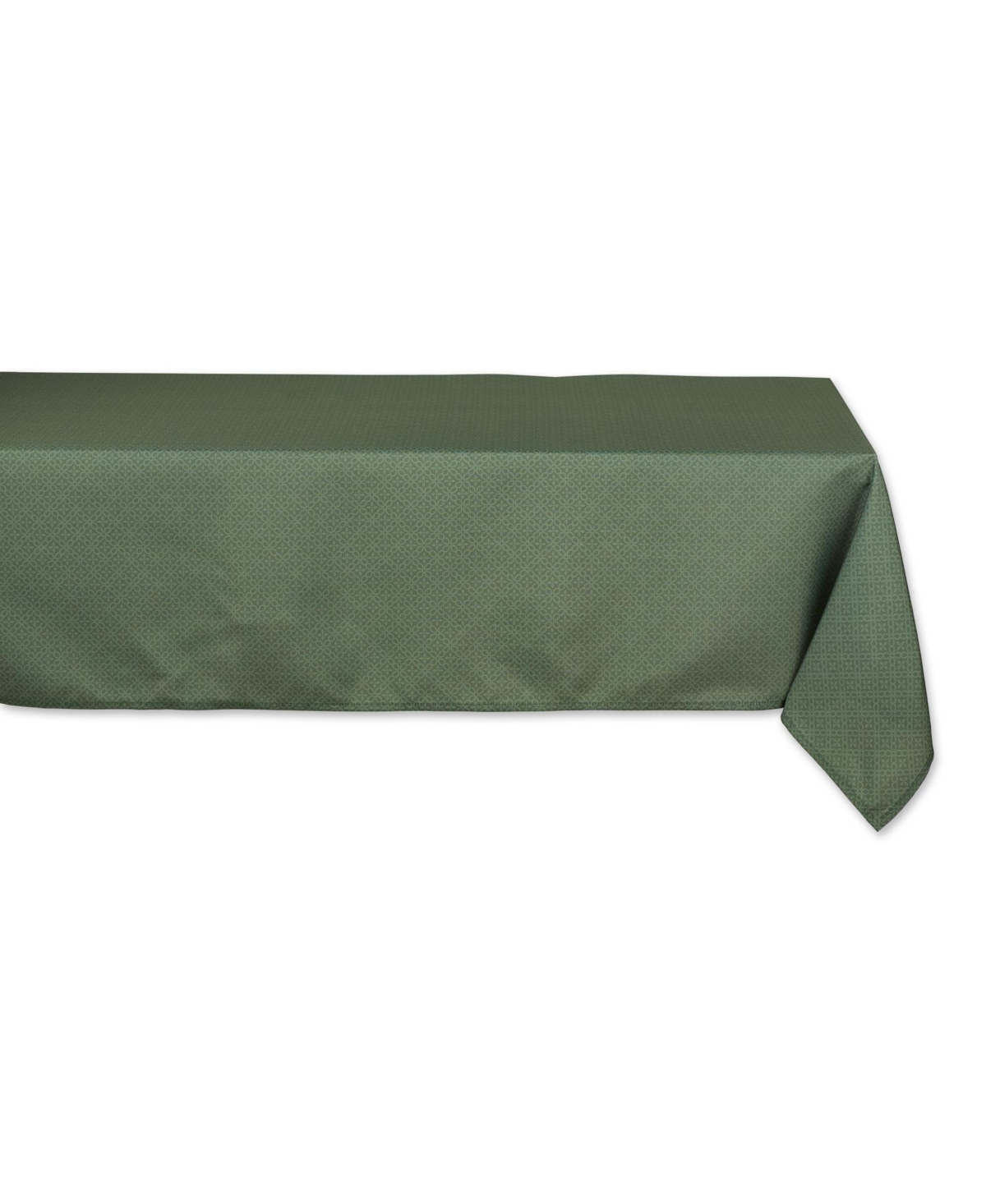Click here for Design Imports Tonal Lattice Print Outdoor Tablecl... prices