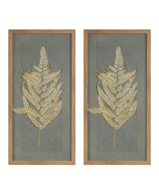 Slickblue Dried Fern Frame (Set of 2) - Macy's