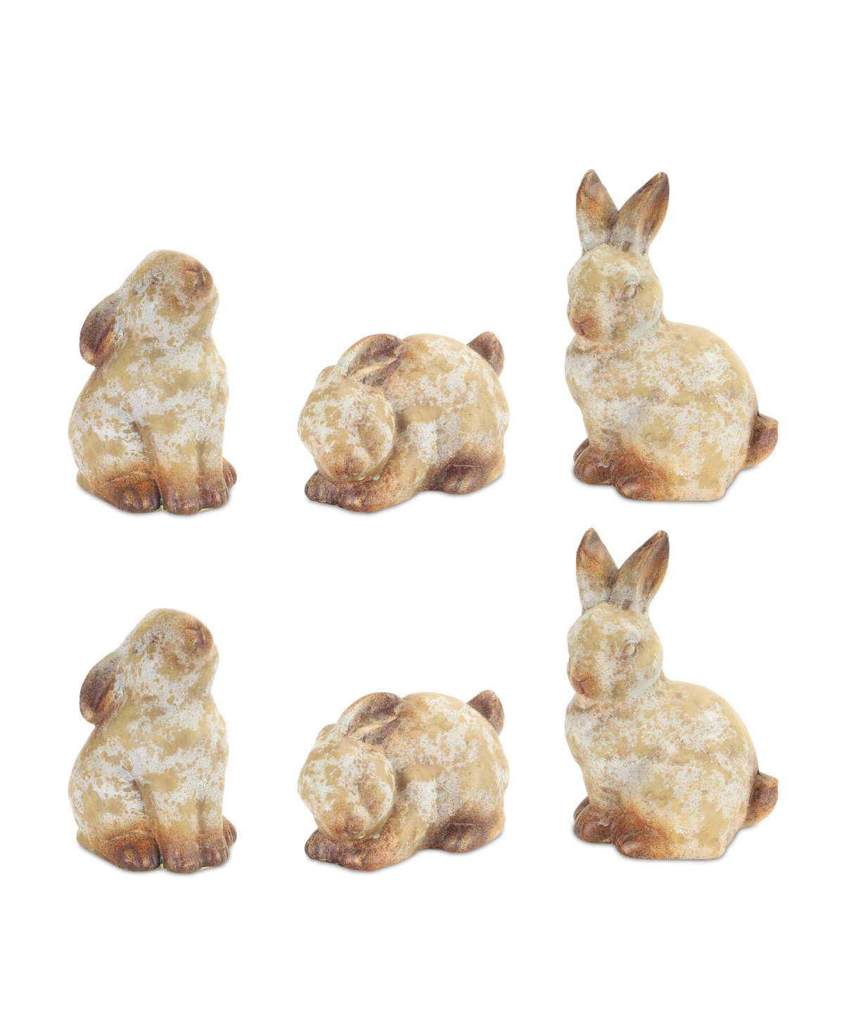 Click here for Slickblue Weathered Terra Cotta Rabbit Garden Stat... prices