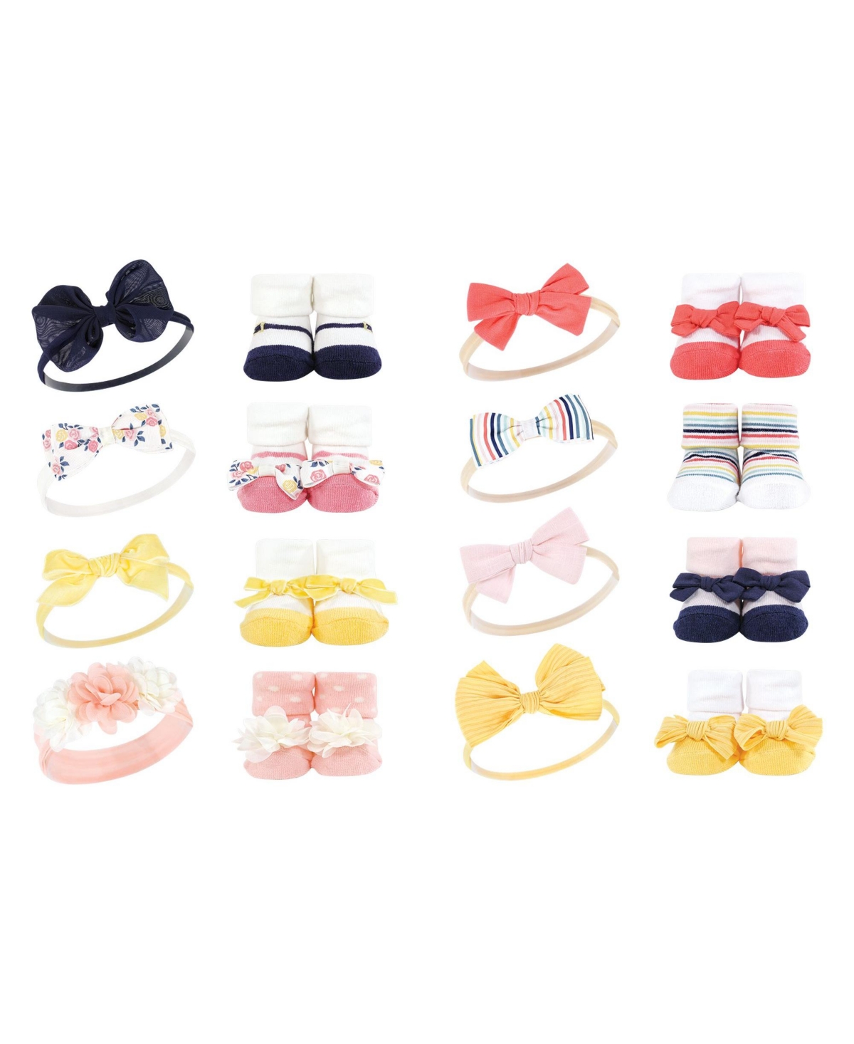 Click here for Hudson Baby Infant Girl 16Pc Headband and Socks -... prices