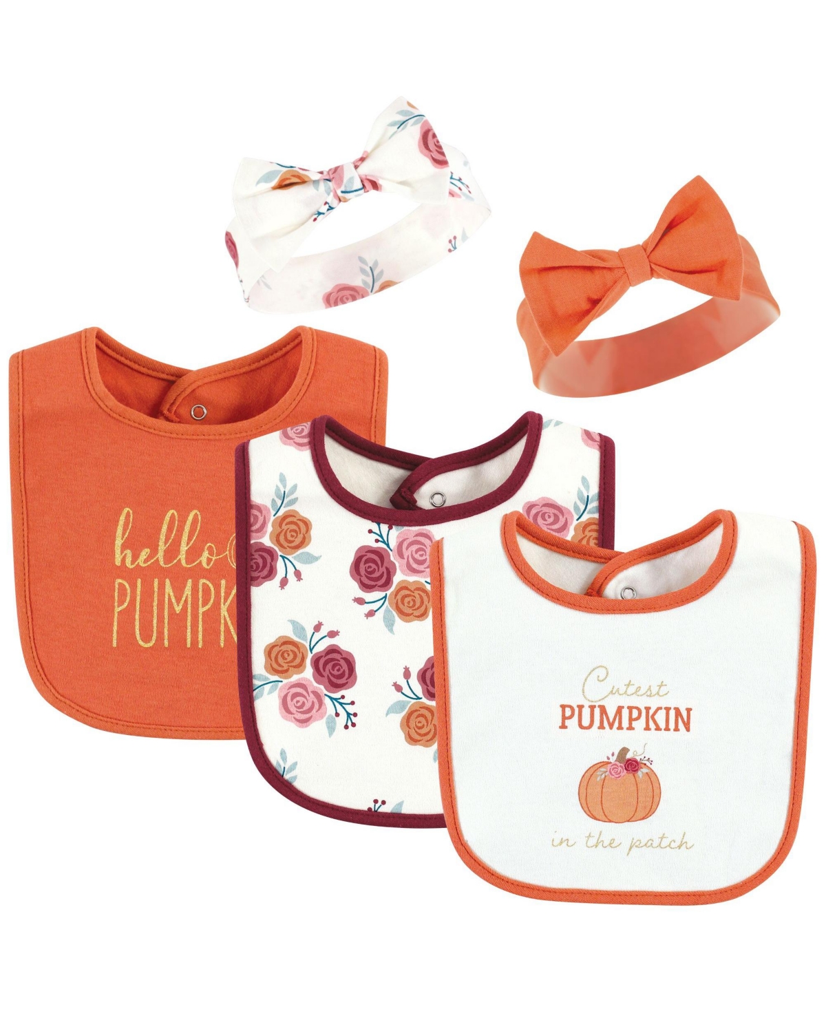 Click here for Hudson Baby Baby Girls Soft Cotton Bib & Headwear... prices