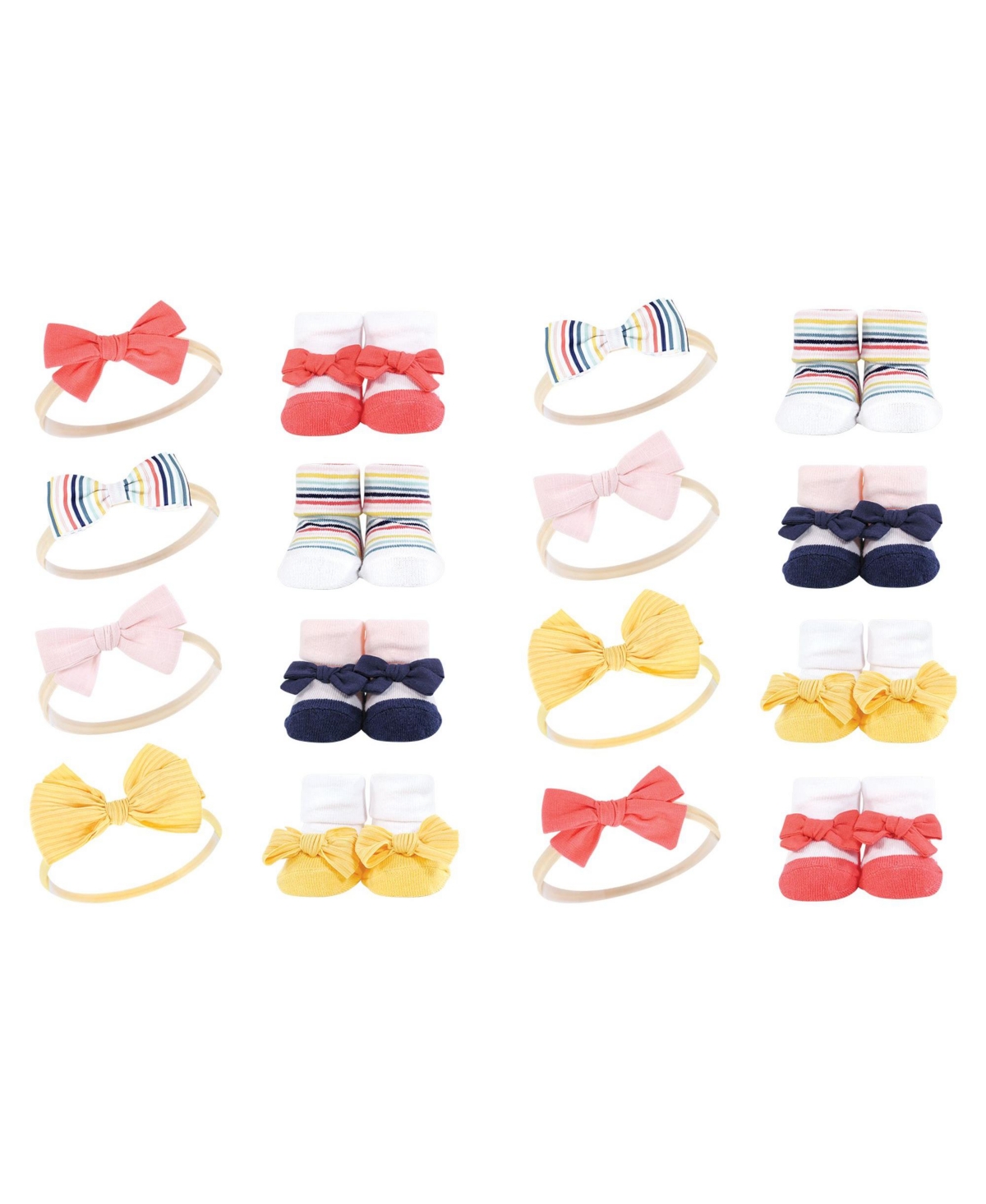 Click here for Hudson Baby Infant Girl 16Pc Headband and Socks -... prices