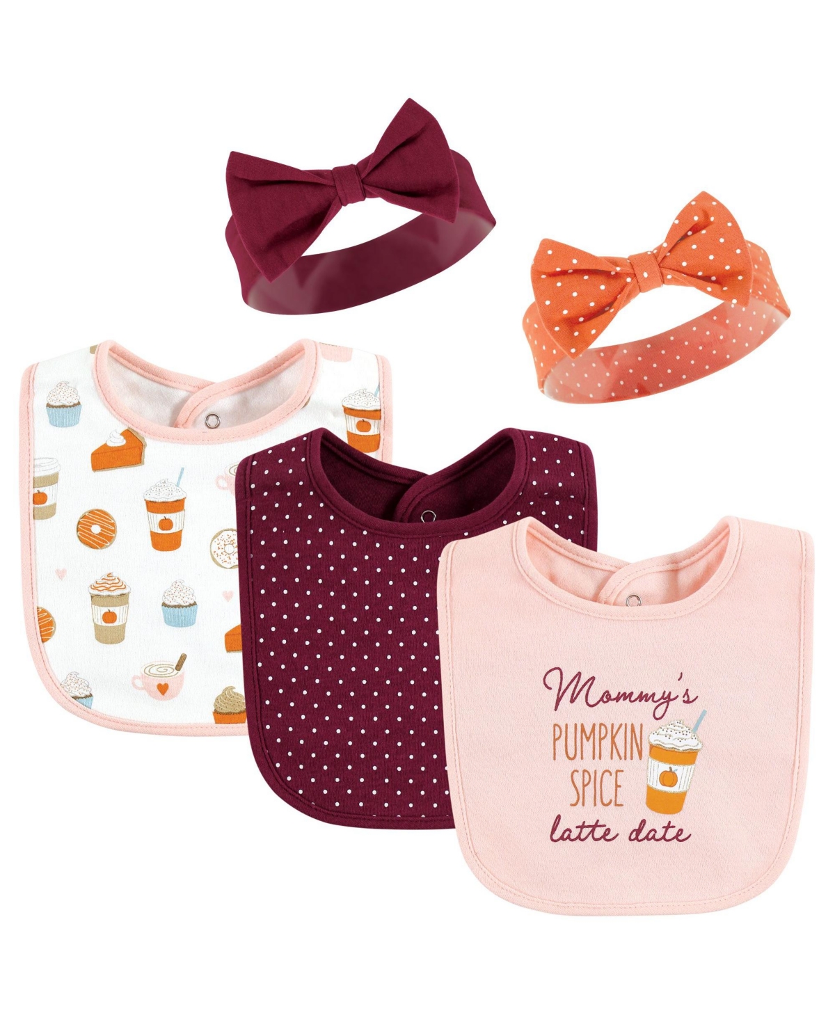 Click here for Hudson Baby Baby Girls Soft Cotton Bib & Headwear... prices