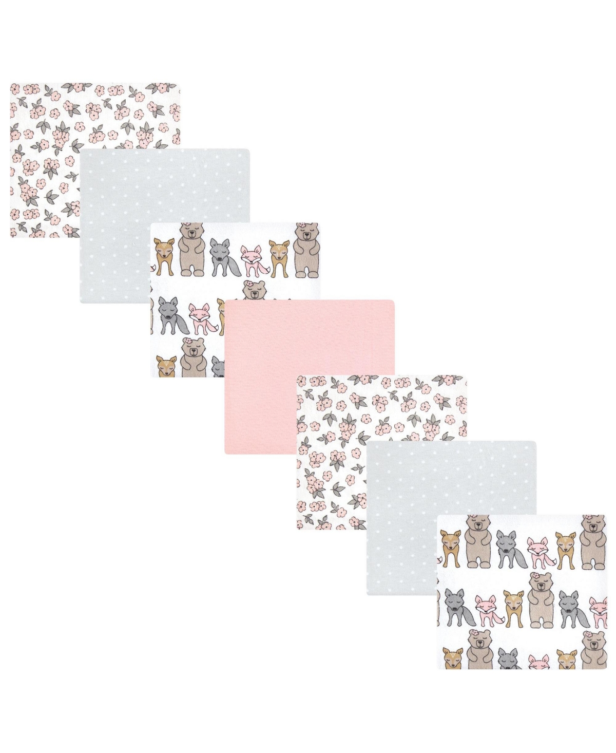 Click here for Hudson Baby Girls Seven-Piece Cotton-Poly Flannel... prices