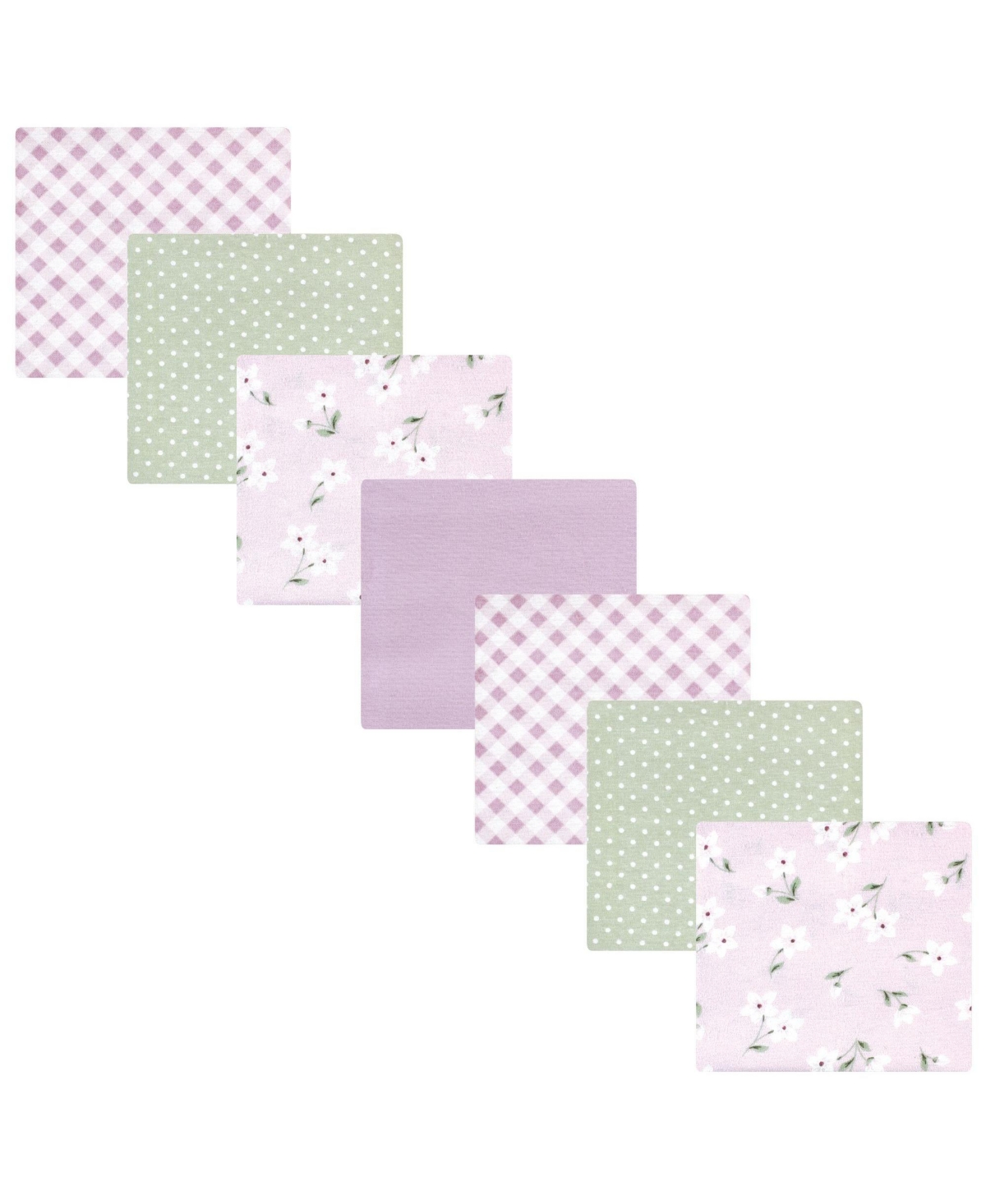 Click here for Hudson Baby Girls Seven-Piece Cotton-Poly Flannel... prices