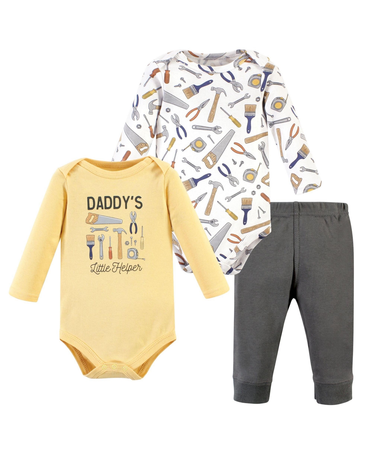 Click here for Hudson Baby Baby Boys Hudson 3Pc Long Sleeve Bodys... prices