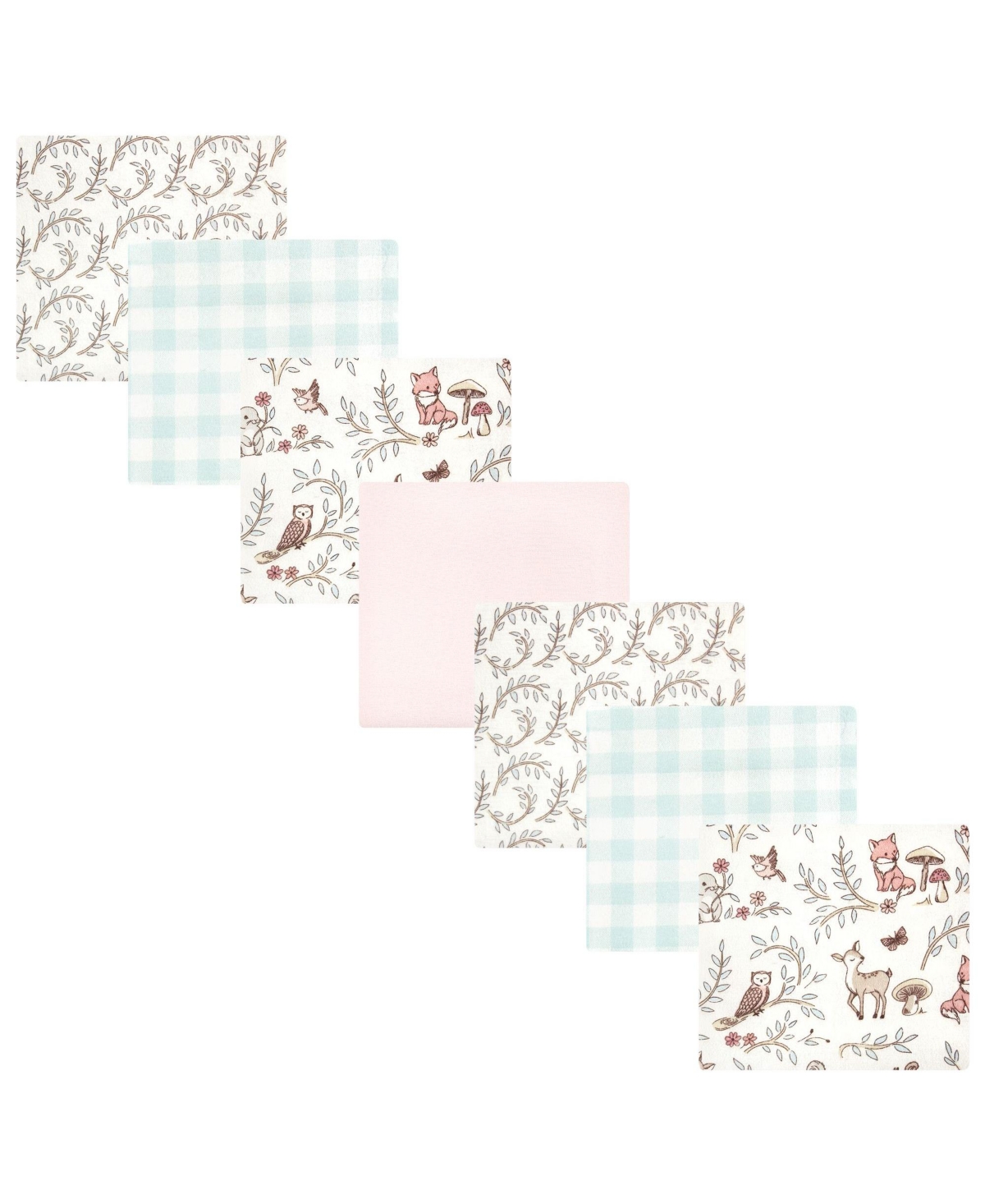 Click here for Hudson Baby Girls Seven-Piece Cotton-Poly Flannel... prices