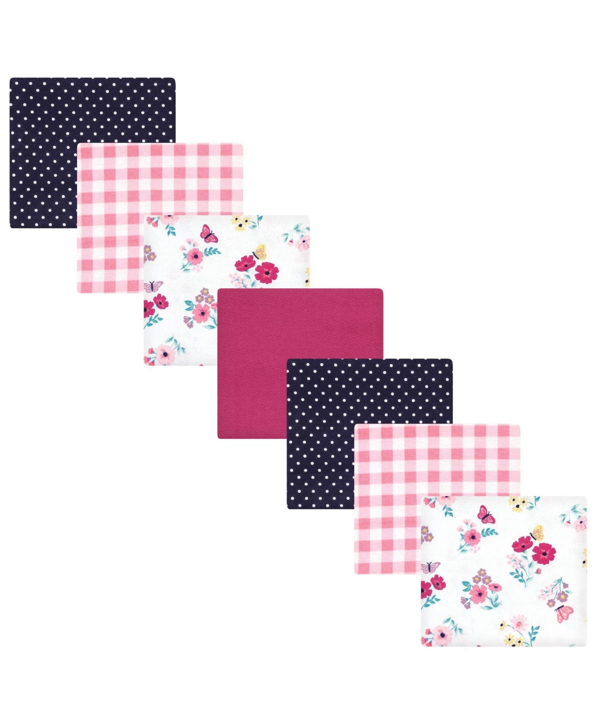 Click here for Hudson Baby Girls Seven-Piece Cotton-Poly Flannel... prices