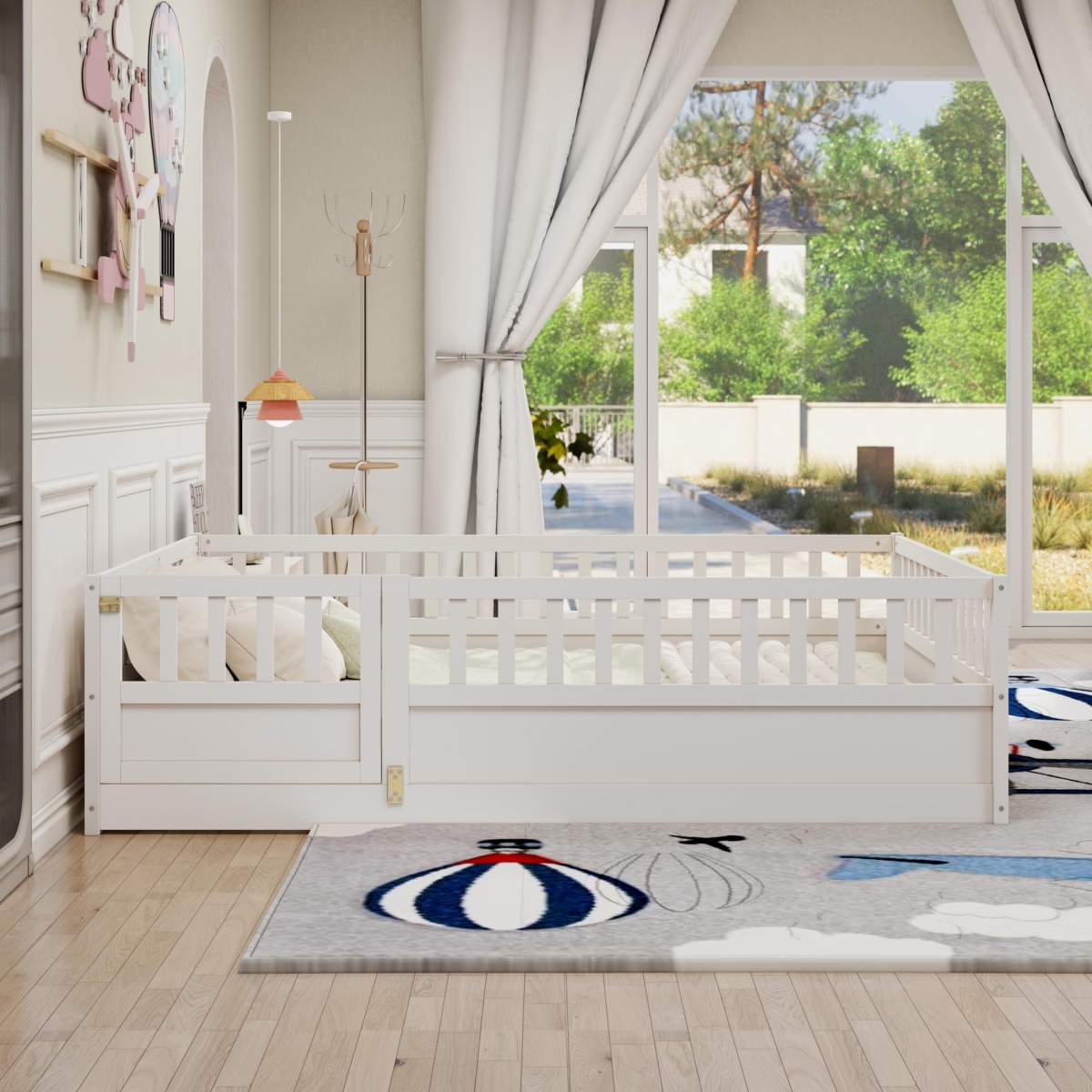Click here for Streamdale Montessori Floor Bed with Safety Barrie... prices