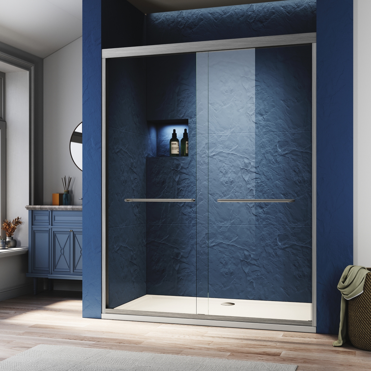 Click here for Streamdale 50-54in Sliding Shower Doors with Safet... prices