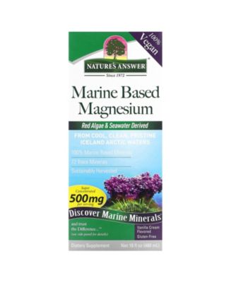Nature's Answer Marine Based Magnesium Vanilla Cream 500 mg - 16 fl oz ...