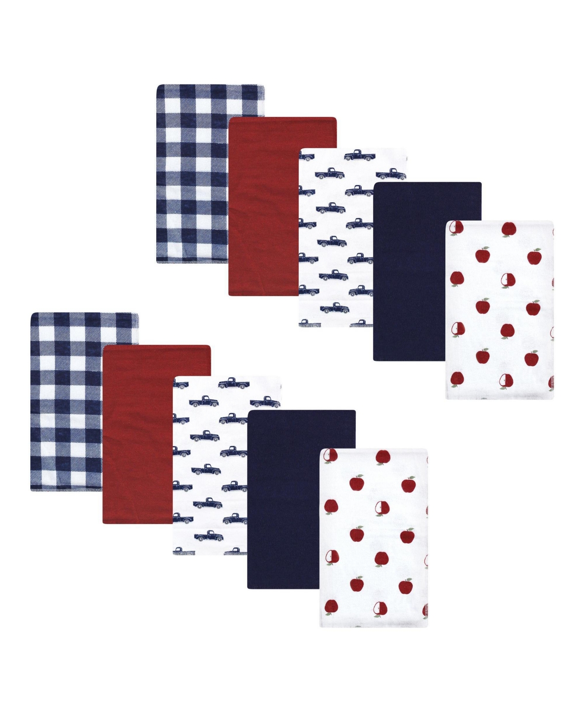 Click here for Hudson Baby Boys Soft Flannel 10-Pack Absorbent Bu... prices