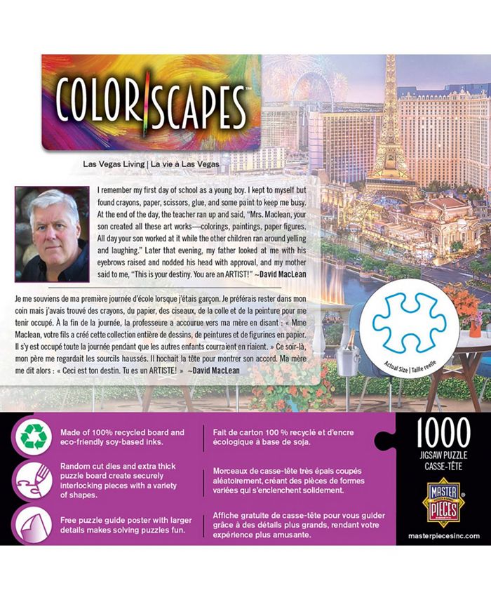 Masterpieces Colorscapes - Las Vegas Living 1000 Piece Jigsaw Puzzle ...