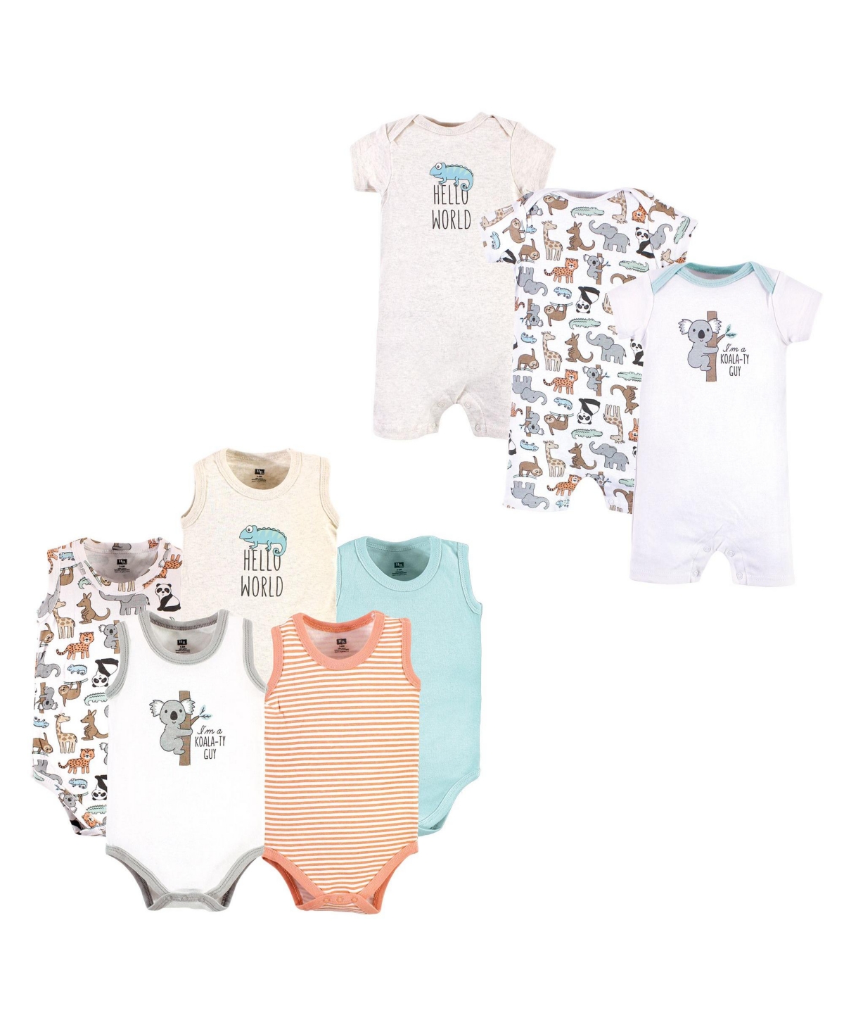 Click here for Hudson Baby Baby Boys Hudson 8-Piece Outfit Assort... prices