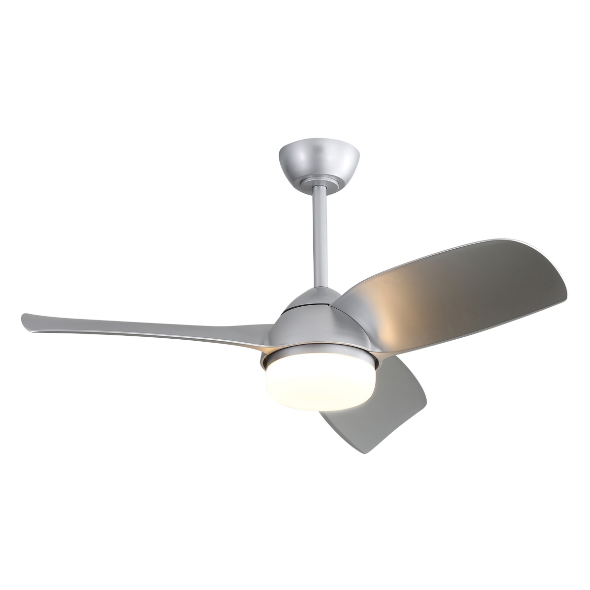 Click here for Sofucor 42 White Ceiling Fan With Light - Silver prices