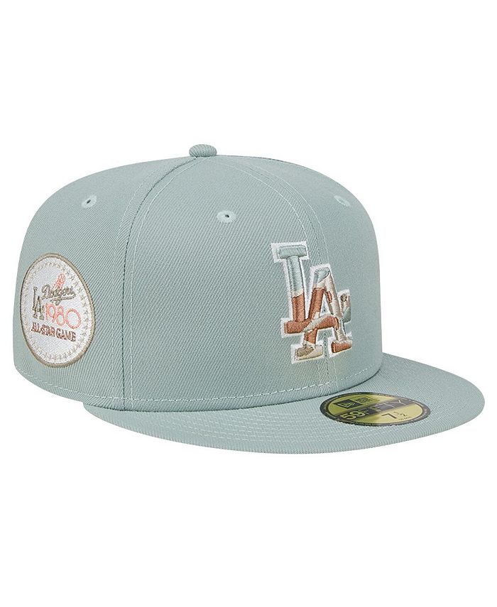 New Era Men's Green Los Angeles Dodgers Spring Forest 59FIFTY Fitted ...
