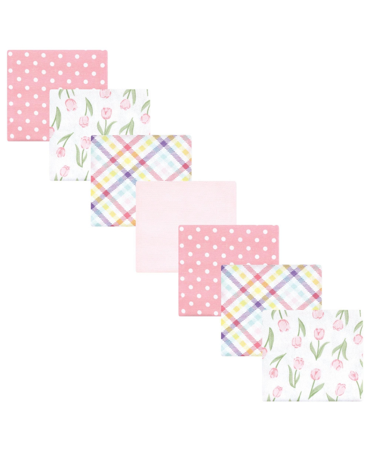 Click here for Hudson Baby Girls Seven-Count Cotton Flannel Recei... prices