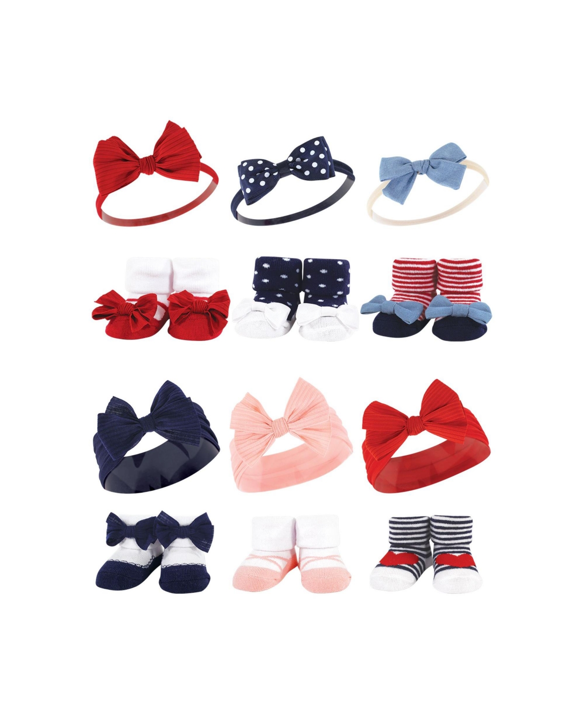 Click here for Hudson Baby Girls 12Pc Headband and Socks Giftset... prices