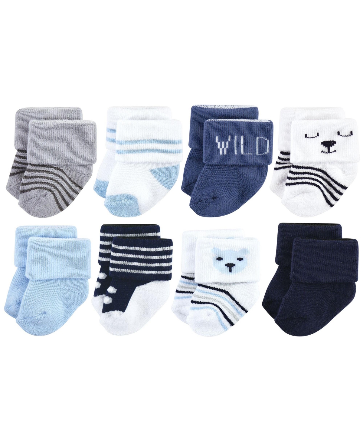 Click here for Hudson Baby Baby Boys Cushioned Terry 8-Pair Sock... prices
